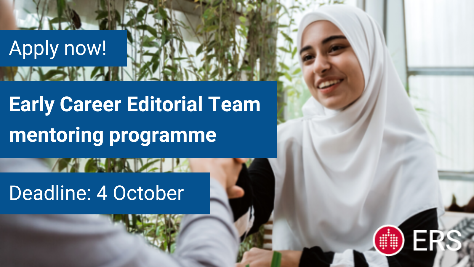 ERS Early Career Editorial Team mentoring programme open to ...